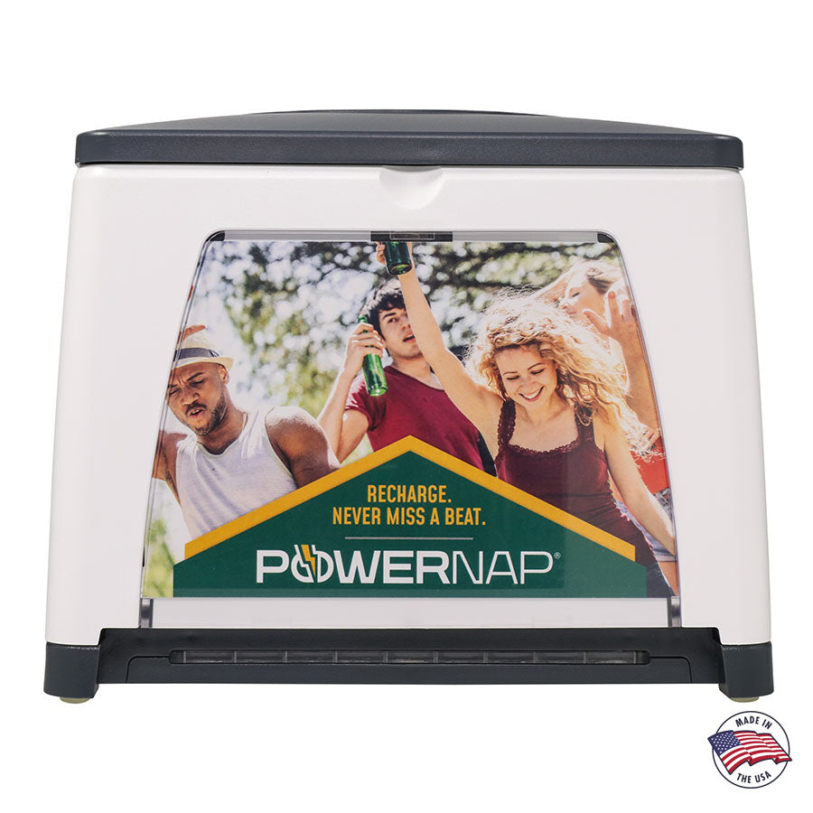 PowerNap Napkin Dispenser with Built-in Charger (white)